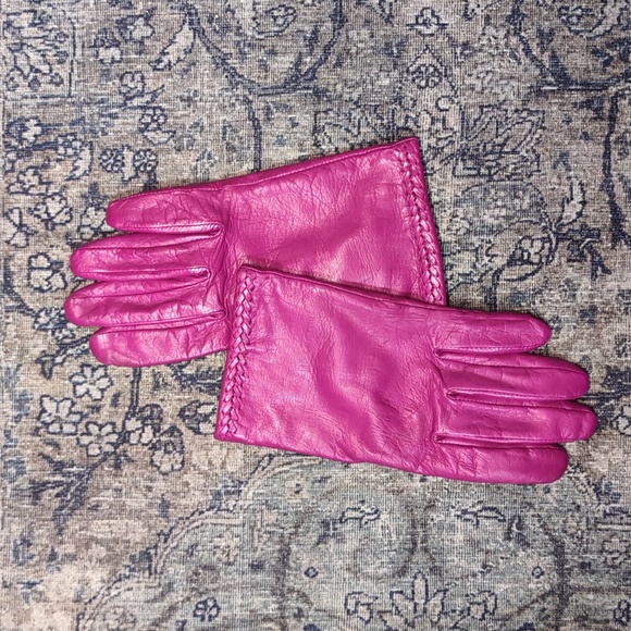 Nordstrom | Accessories | Sodt Napa Leather Nordstrom Vintage Magenta ...